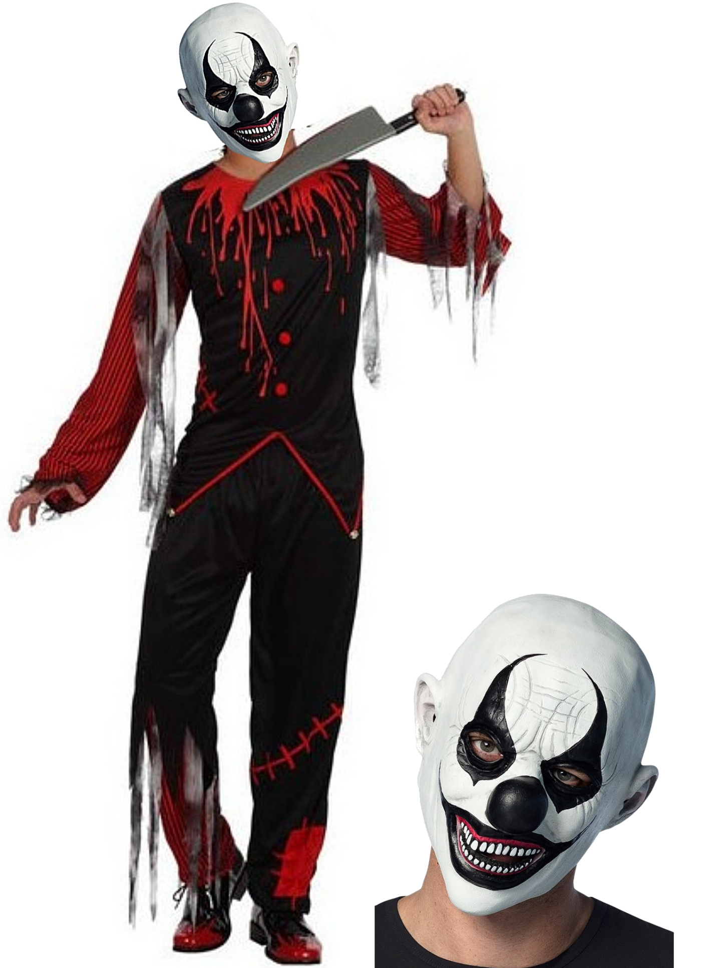 Payaso Malvado De Terror Oscuro