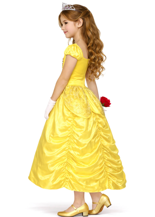 Disfraz De Bella Princesa Amarilla niña - Disfraces Princesas