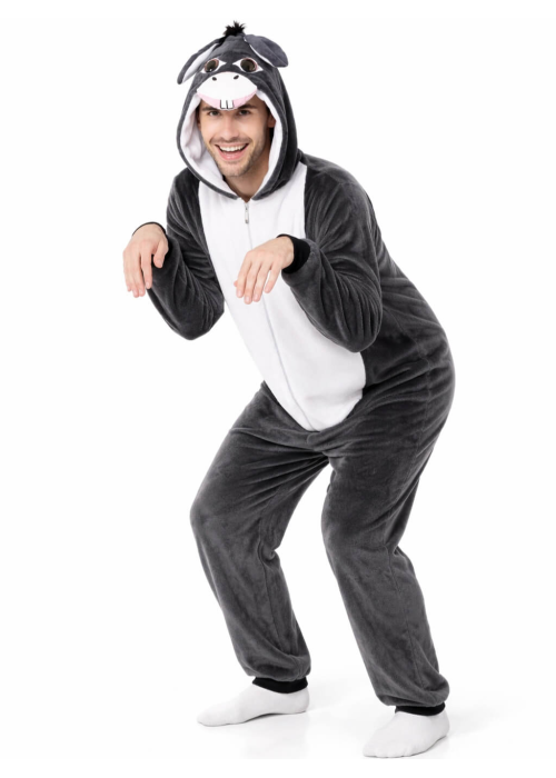 Disfraz De Burro Pijama Peluche adulto - Disfraces Animales