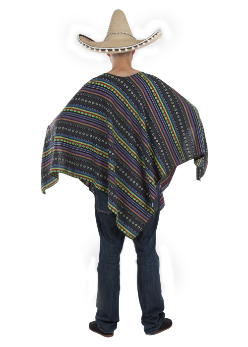 Comprar Disfraz de Poncho Mejicano - Disfraces Mexicanos